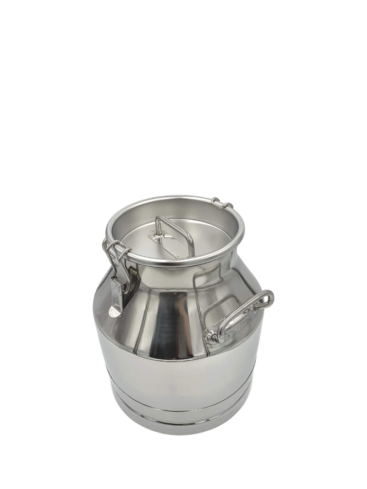 Stainless Steel(304 Grade) Milk, Maple Syrup Transport Cans, Sealed Lid & Optional Spigot (20 Liter (5.3 Gal.), Including Dispenser)