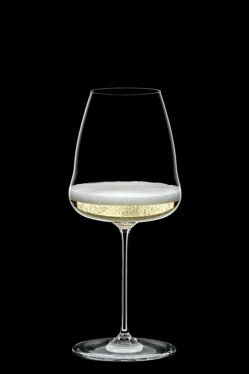 Riedel 1234/28 Winewings Champagne Wine Glass, Single Stem, Clear, 26.17 fluid ounces