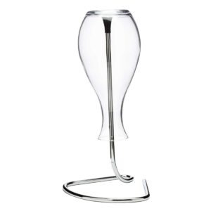 oenophilia 2-in1 drying decanter stand, fast spotless dry & safe storage, decanter not included