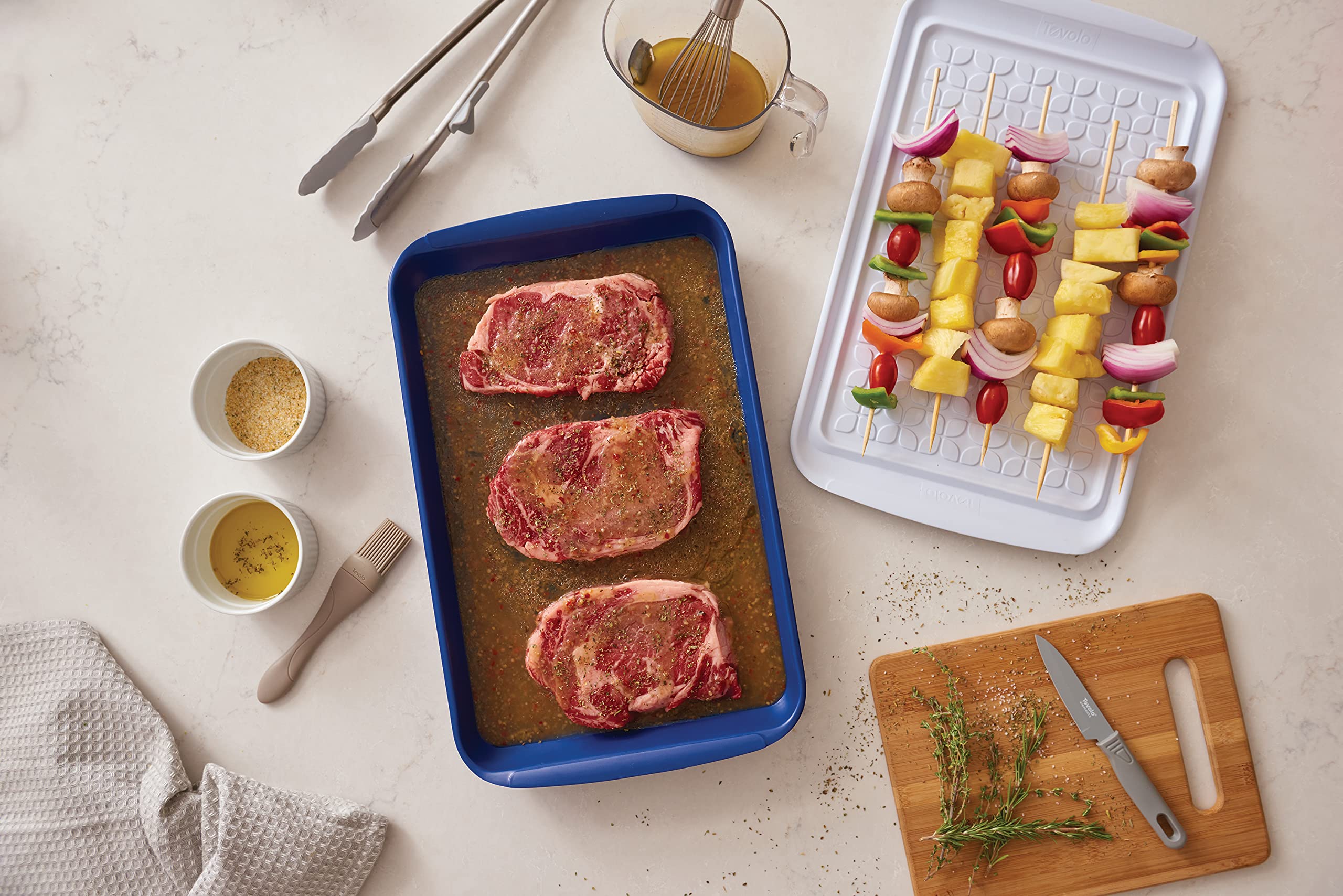 Prep & Serve Marinade Tray Set Large