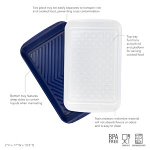 Prep & Serve Marinade Tray Set Large