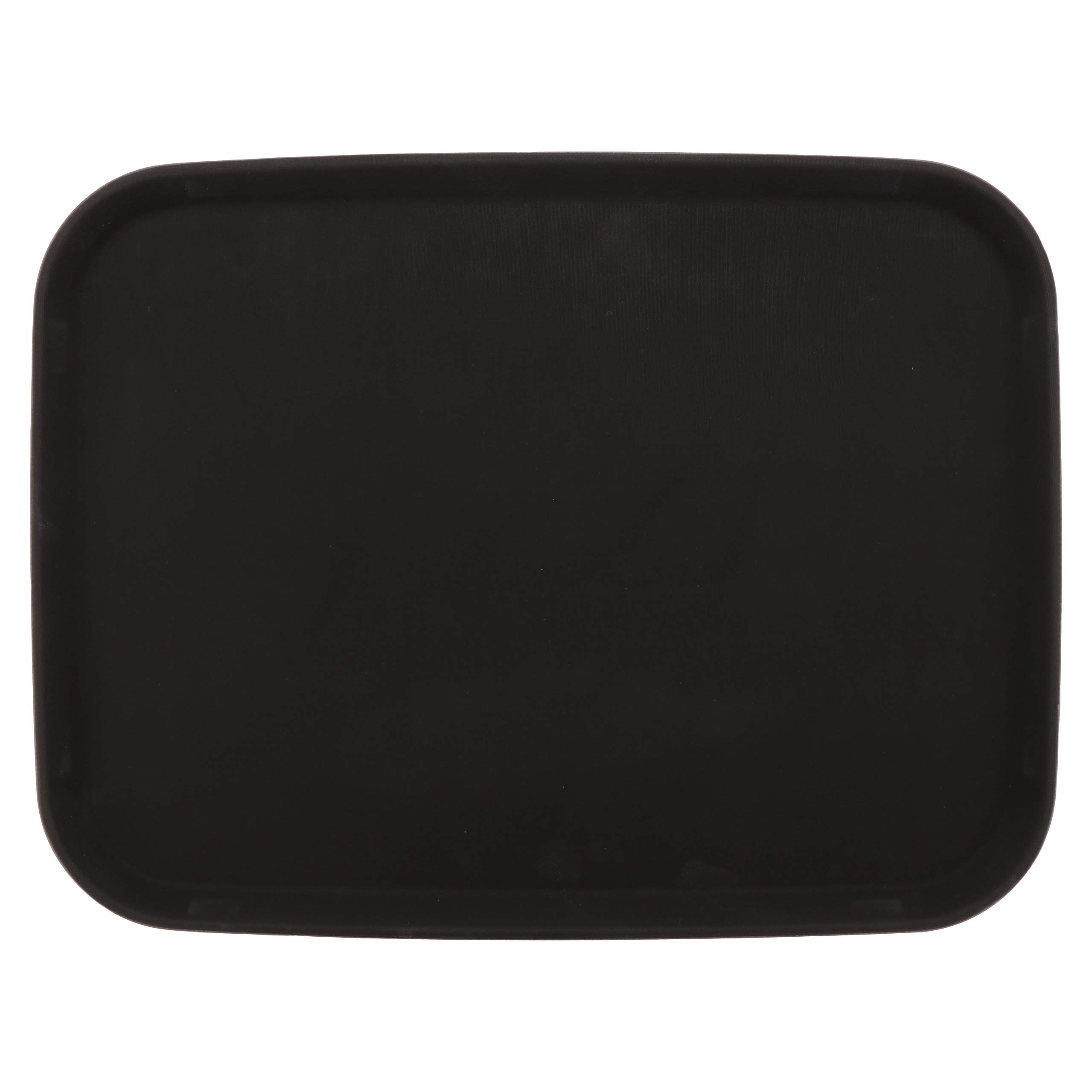 G.E.T. NS-1520-BK BPA-Free Non-Slip Plastic Rectangular Serving Tray, 15" x 20", Black