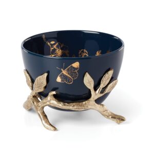 lenox sprig & vine bowl, 0.85 lb, blue