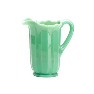 Mosser Glass Jadeite Glass Panel Pitcher