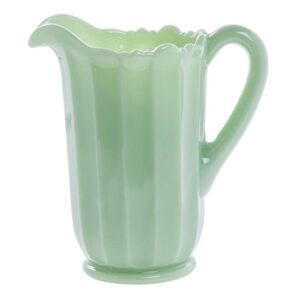 Mosser Glass Jadeite Glass Panel Pitcher