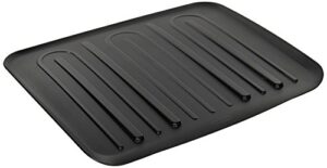 rubbermaid 1182mabla large black drain-away tray