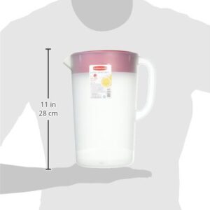 Rubbermaid Clear Pitcher, 1 Gallon (Pack of 3)