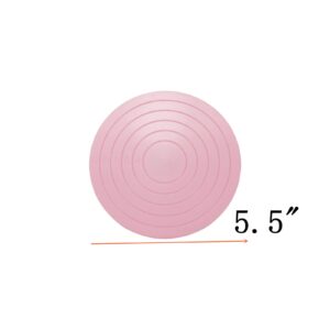 Tsnamay 2Pcs Cake Decorating Turntable,5.5inch Rotating Cake Turntable, Turns Smoothly Revolving Cake Stand Cake Decorating Baking Tools Accessories Supplies for Cookies Cupcake,Pink