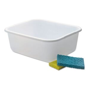 rectangle dishpan finish: white