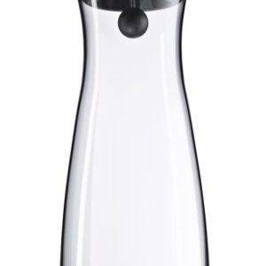 WMF Basic Water Decanter 1L Height 29 cm Close-Up Stopper Glass Cromargan® Stainless Steel,Silver