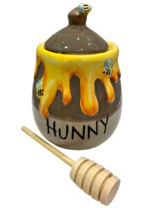 zrike winnie the pooh honey pot honey server