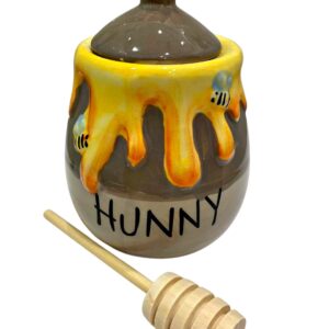 Zrike Winnie the Pooh Honey Pot Honey Server