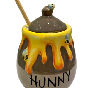 Zrike Winnie the Pooh Honey Pot Honey Server