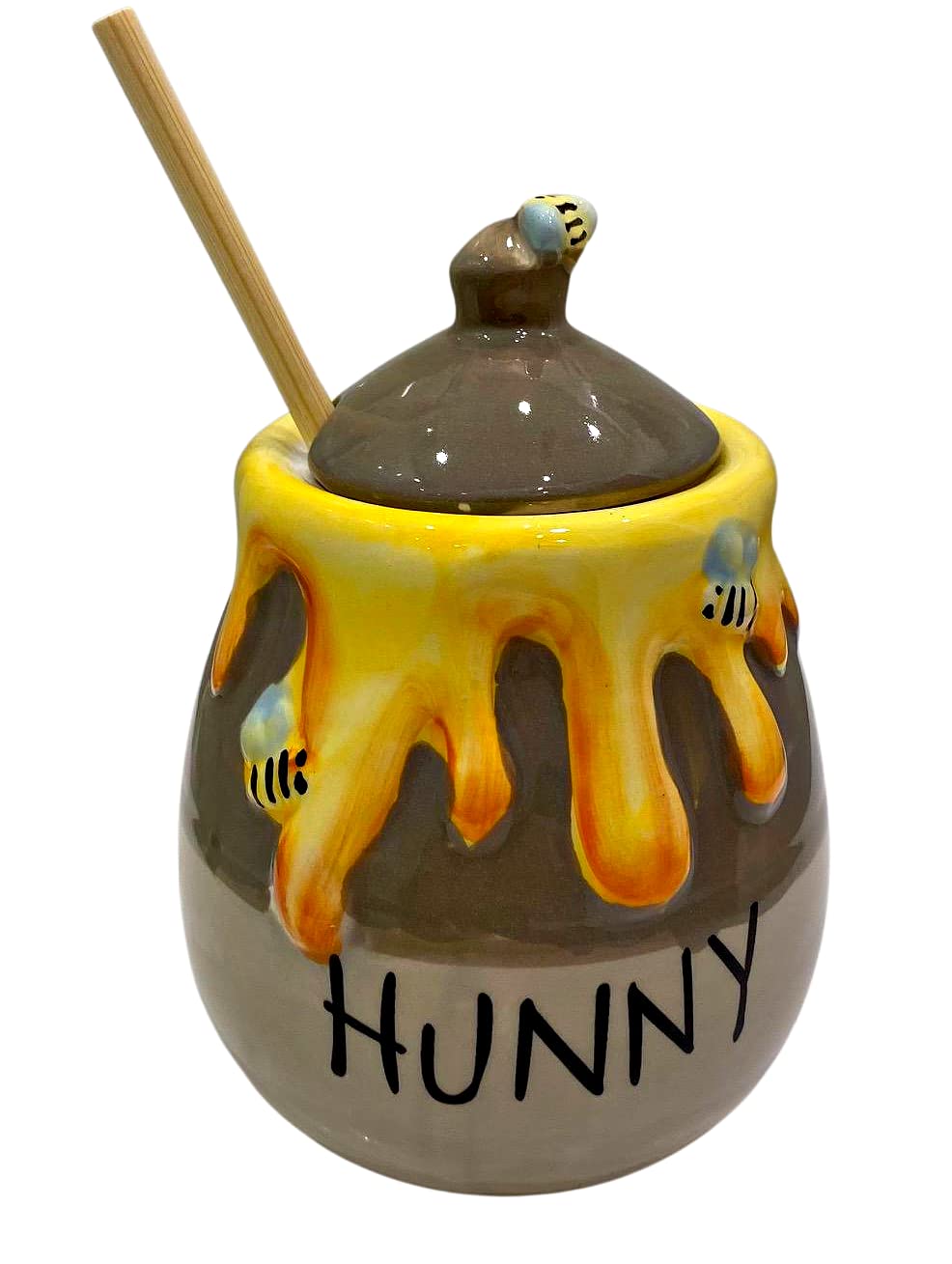 Zrike Winnie the Pooh Honey Pot Honey Server