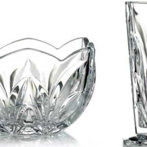 Square Crystal Bowl, Decorative 6 Inch Elegant Dish Great For Serving Dessert, Salad, Snack, And Fruit Ideal For Home, Office, Party, Wedding Décor, Small Candy Dish.