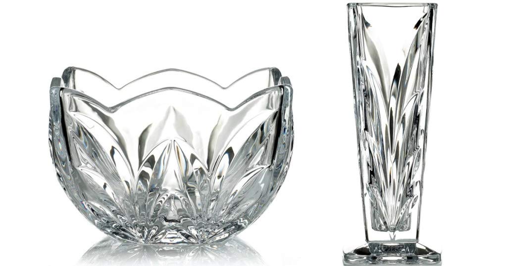 Square Crystal Bowl, Decorative 6 Inch Elegant Dish Great For Serving Dessert, Salad, Snack, And Fruit Ideal For Home, Office, Party, Wedding Décor, Small Candy Dish.