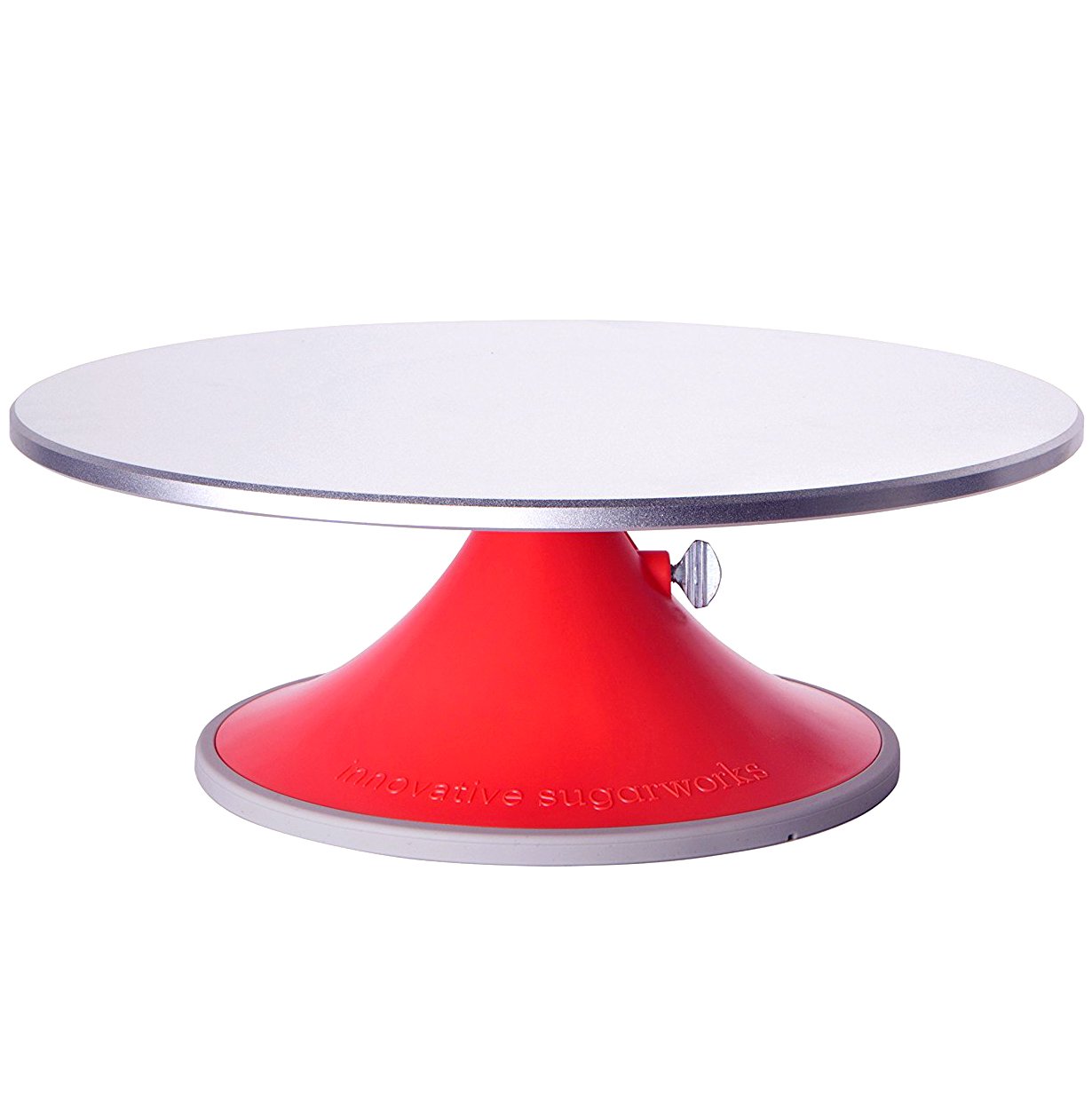 Sugarworks Artists Cake Turntable Rotating Cake Stand Cake Decorating Stand, with Brake/Stop