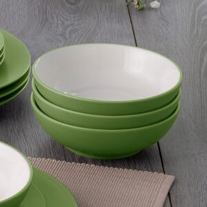 Noritake Colorwave Apple Bowl, Soup/Cereal, 7", 27 oz., Set of 4 in Apple/Green