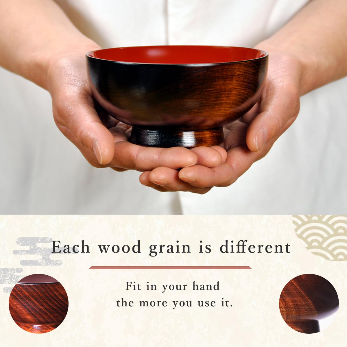 Japanese Wooden Soup Bowl Tochisiruwan Urushi