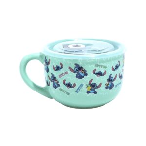 Hot Topic Disney Lilo & Stitch Soup Mug With Lid