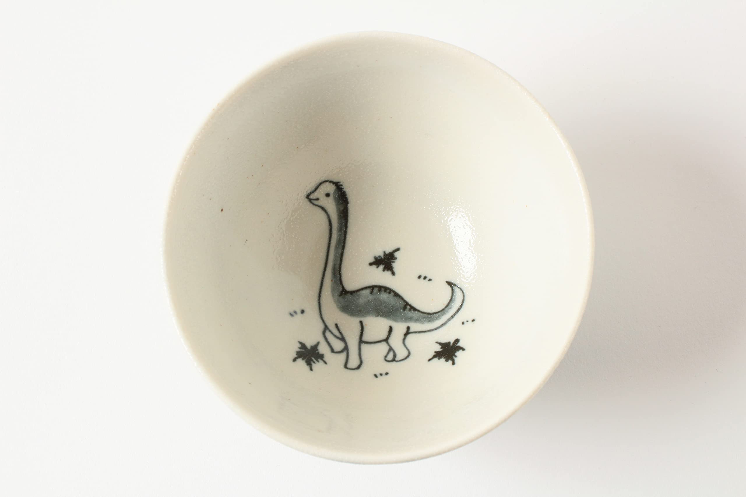 Mino ware Japanese Ceramics Rice Bowl Various Dinosaur Matte Finish made in Japan (Japan Import) GBC002