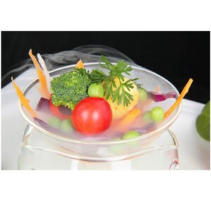 Yardwe Salad Serving Bowl Ramekins Dishes Salad Container Cold Dip Container Glass Container Clear Glass Bowls Nut Dish Salad Display Bowl Dip Bowls Food Cooking Vegetable Bowl