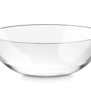 Glass - Bowl - for Soup - Dessert - Pasta - Fruit - Soup Plate - 20 oz. - Set of 6-6.5" Diameter - Made in Europe - by Barski