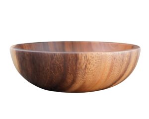 jj imperium large salad bowl – 11" x 3.15" – acacia wood