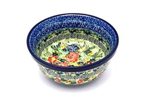 polish pottery bowl - salad - unikat signature - u4400