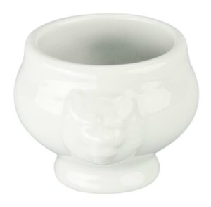 bia cordon bleu porcelain lion's head bowl, 3.75 oz, porcelain