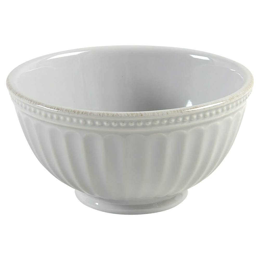 Lenox French Perle Groove Grey Soup Cereal Bowl