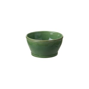 casafina ceramic stoneware 26 oz. soup & cereal bowl - fontana collection, forest green | microwave & dishwasher safe dinnerware | food safe glazing | restaurant quality tableware