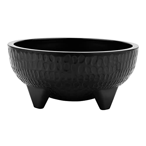 G.E.T. Enterprises MOJ-804-BK 2 Qt. Molcajete Bowl (Qty, 12), Melamine, Black (Pack of 12)