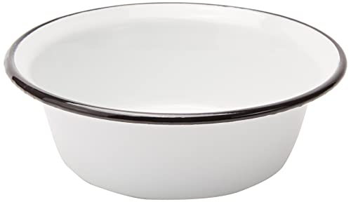 Karl Kruger Household Enamel Bowl, White, 24 cm