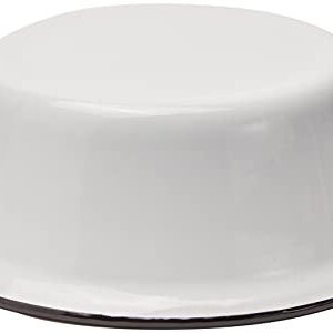 Karl Kruger Household Enamel Bowl, White, 24 cm