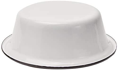 Karl Kruger Household Enamel Bowl, White, 24 cm