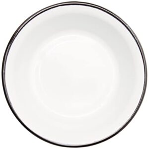 Karl Kruger Household Enamel Bowl, White, 24 cm