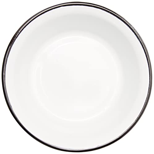 Karl Kruger Household Enamel Bowl, White, 24 cm