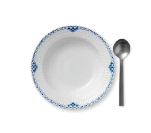 Royal Copenhagen 1104604 1104604 Princess Deep Plate, Pasta Plate, Soup Plate, 8.3 inches (21 cm) [Parallel Import]