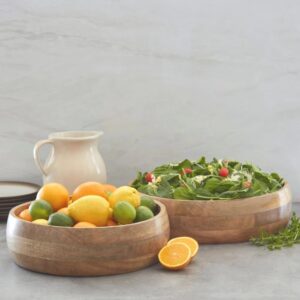 16 inch Extra Large Wood Salad Bowl