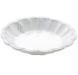 arte italica bella bianca medallion pasta/soup bowl, white