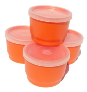 vintage tupperware snack bowls cups