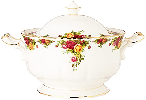 Royal Albert Old Country Roses Soup Tureen, 146 oz, Multi