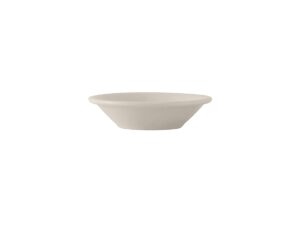 tuxton china tre-011 fruit dish, 4-1/2 oz., 4-3/4" dia., round, microwave & dishwasher safe, oven proof, fully vitrified, ceramic, reno/nevada, american white/eggshell, case of 36