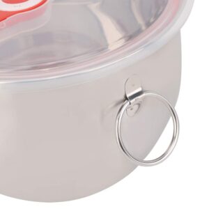 Milltrip 1300ml Stainless Steel Portable Instant Noodle Bowl with Handle and Sealed Lid