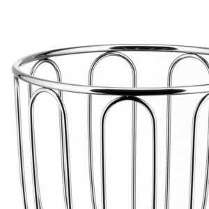 Alessi 370/19 - Design Wire-Worked Citrus Fruit Holder, 18/10 Stainless Steel, Ø 19 cm