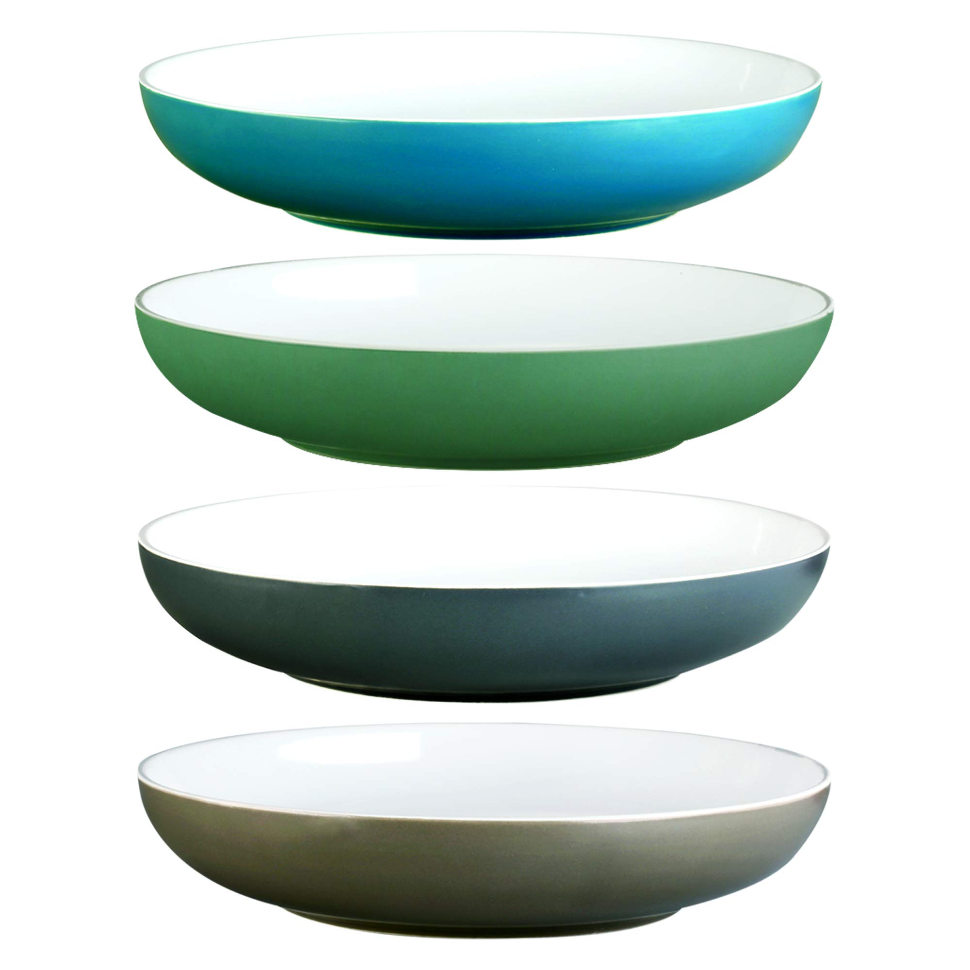 Certified International Catalina All Purpose Porcelain Bowls, Set of 4, multicolor