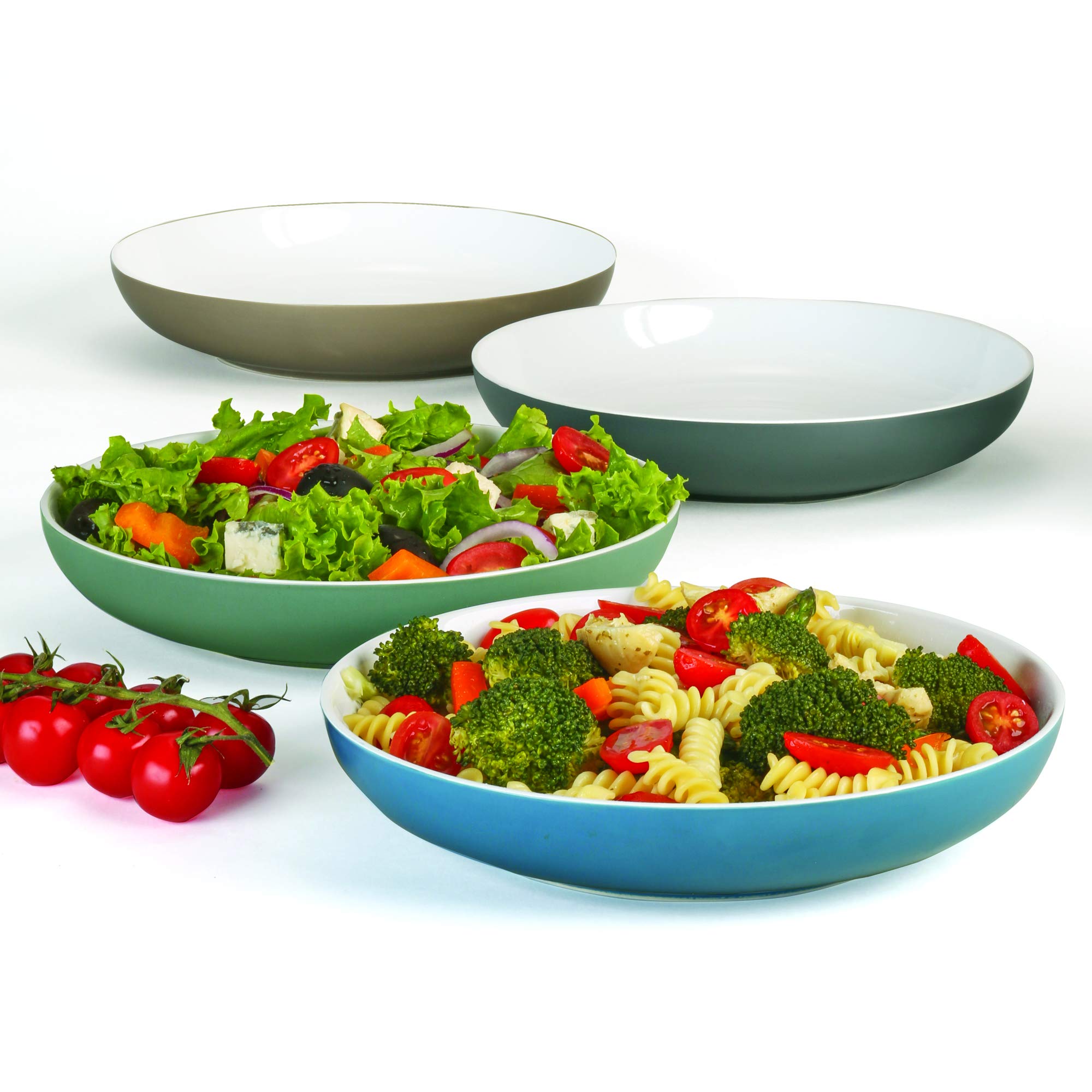 Certified International Catalina All Purpose Porcelain Bowls, Set of 4, multicolor