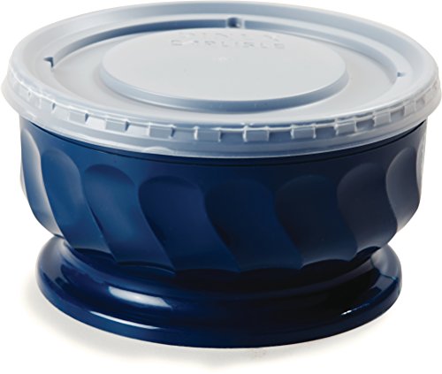 DINEX DX330050 Turnbury Insulated Pedestal Base Bowl, 9 oz, 2.38" Height, 4.38" Width, 4.38" Length, Urethane Foam, Dark Blue (Pack of 48)