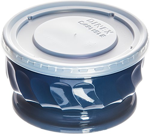 DINEX DX330050 Turnbury Insulated Pedestal Base Bowl, 9 oz, 2.38" Height, 4.38" Width, 4.38" Length, Urethane Foam, Dark Blue (Pack of 48)